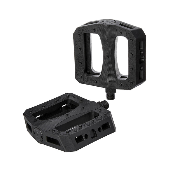 S&M Mike Hoder BTM Nylon BMX Platform Pedals - 9/16 - Black - BMXGuru ...
