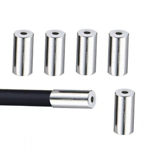 Brake Cable Ferrule f/ 5mm Linear Housing - Pack of 5 - Silver ...