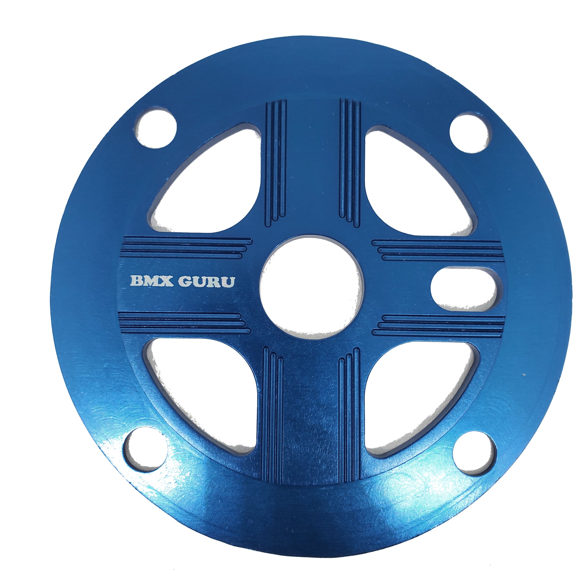 BMXGuru Bolt-on BMX Aluminum Spider - 4-bolt / 104mm - Blue - USA Made ...