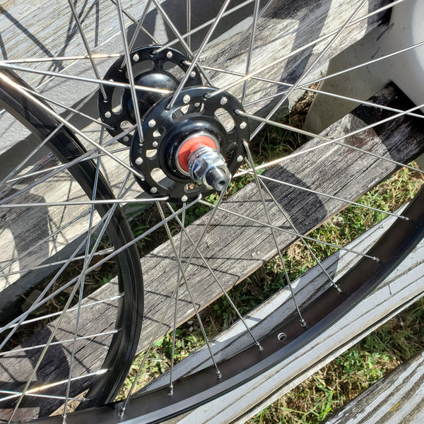 29" Double Wall Wheelset - 36H - Sealed Bearing - Freewheel - Black *B ...