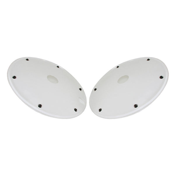 Plastic Wheel Disc Covers for 20" Wheels - White - BMXGuru.com / C&W Cycle