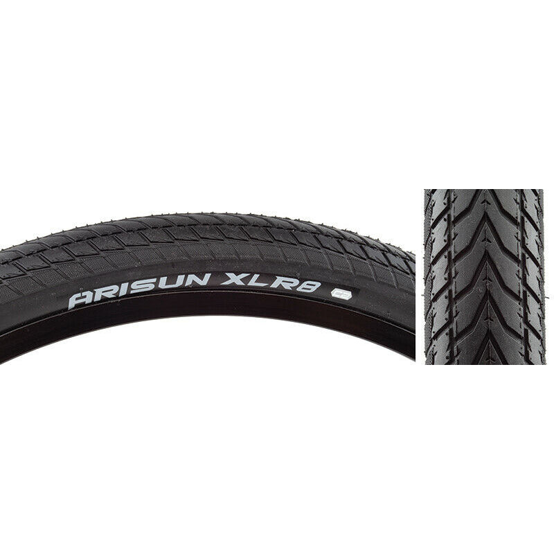 20x1.75 Arisun XLR8 BMX Race Tire - 110psi - Black - BMXGuru.com / C&W ...