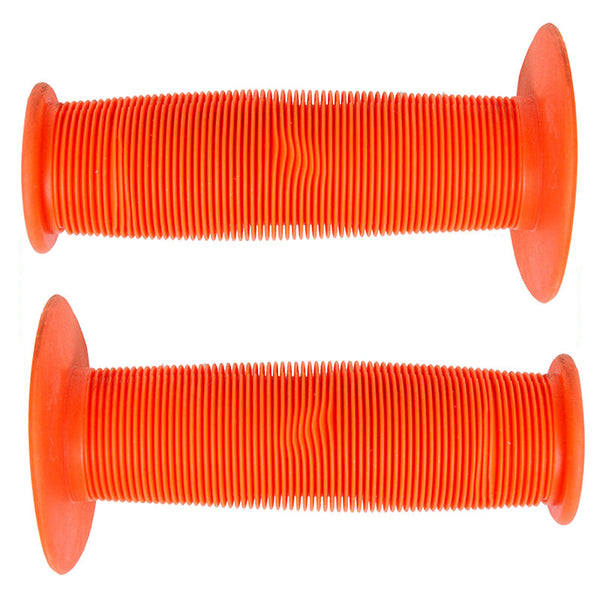 Turbo-Style BMX grips - Mushroom/Toadstool - Flanged - Orange - BMXGuru ...