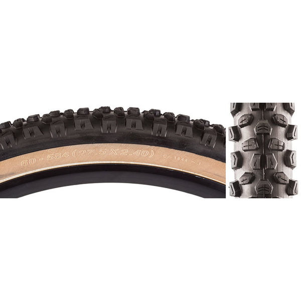 27.5x2.40 (ISO 584mm) CST C-1844 ATB/BMX tire - Black w/ Skinwall ...