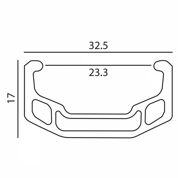 20" (406mm) Sun Big Baller BMX Rim - 36H - Double Wall - Black ...