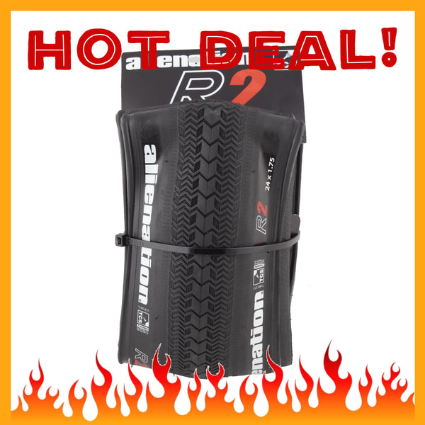 24x1.75 Alienation TCS R2 Folding Rear BMX Race Tire - 85psi - Black ...