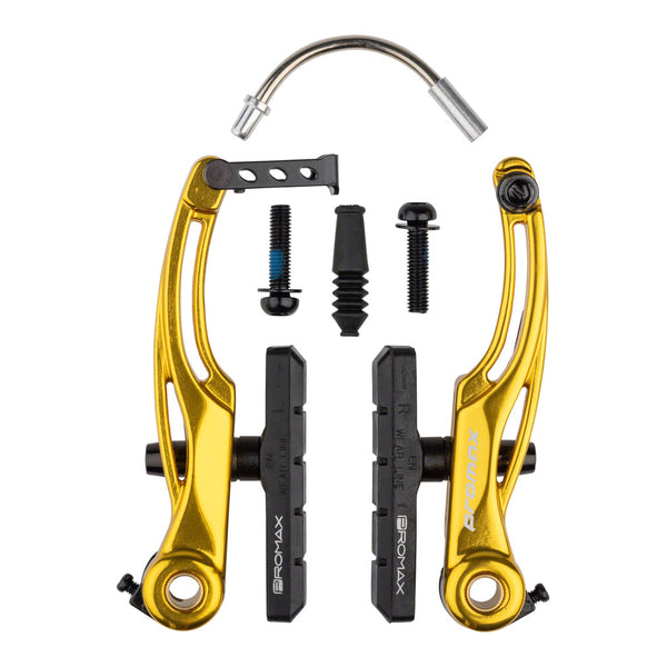 Promax P-1 Pro BMX V-Brake Caliper - Long Reach (108mm) - Gold ...