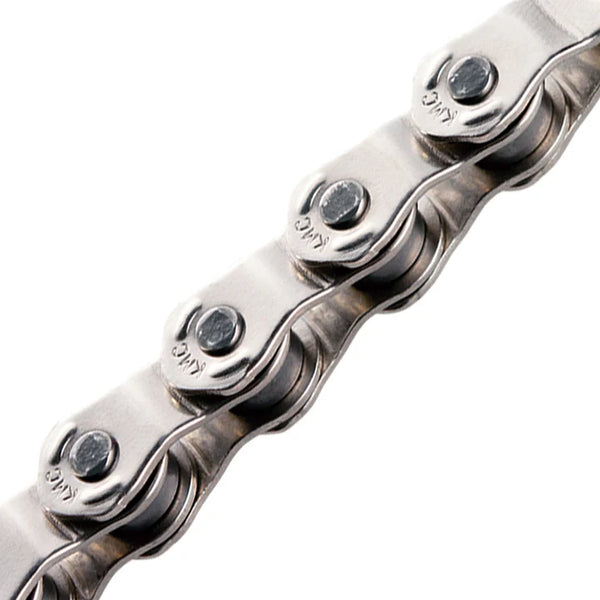 KMC HL1 Wide Half-link Chain - 1/2"x1/8" - Silver - BMXGuru.com / C&W Cycle