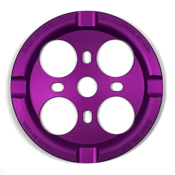 S&M Mid School 39t BMX Guard Sprocket Chainwheel - Matte Purple - USA ...