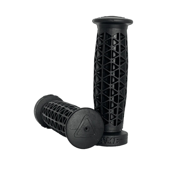 AME SuperSoft Flangeless BMX/MTB Grips - Black - USA Made - BMXGuru.com ...