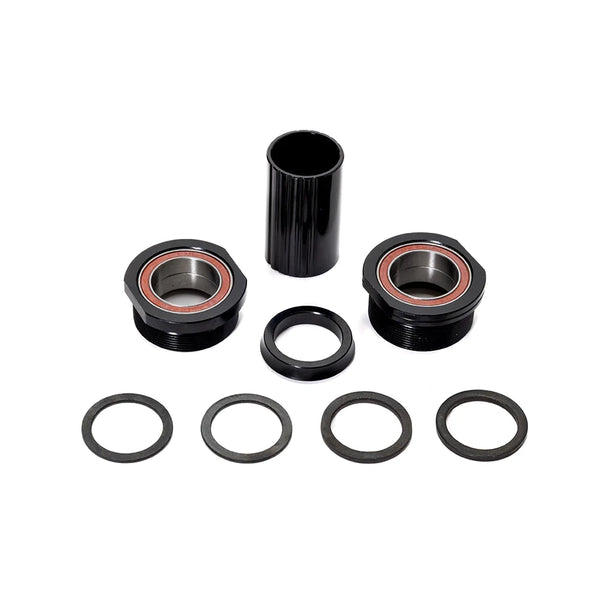 19mm Theory Euro BMX Bottom Bracket Set - Black - BMXGuru.com / C&W Cycle