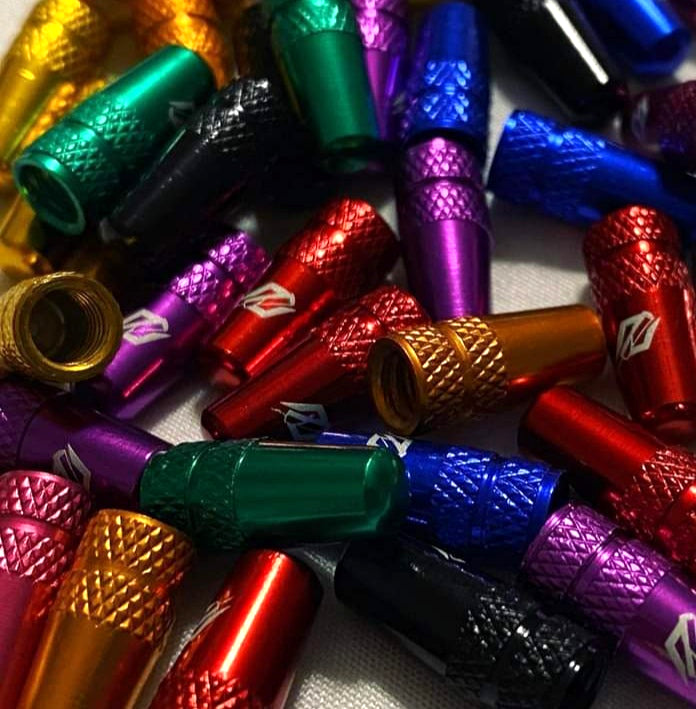 TNT Alloy Valve Caps - Presta Valve - Pair - BMXGuru.com / C&W Cycle