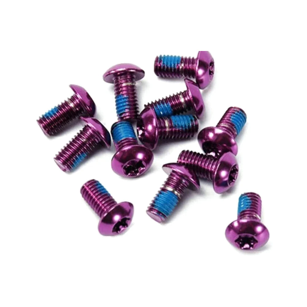 Miles Wide Disc Rotor Bolts - 12 Pack - Purple - BMXGuru.com / C&W Cycle