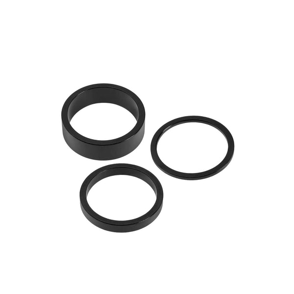 Theory Aluminum Headset Shim/Spacer 3-pc Kit - 1-1/8" - Black - BMXGuru ...