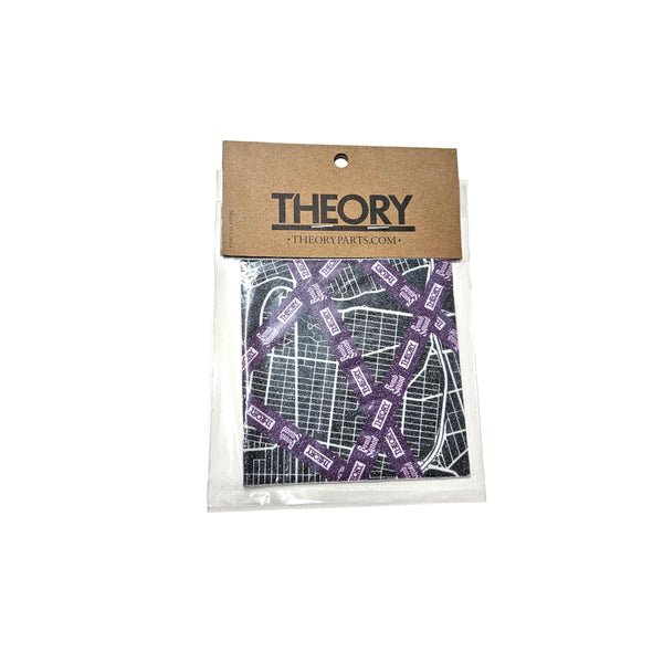 Theory Peg Tape - Bombsquad (Black/Purple) - BMXGuru.com / C&W Cycle