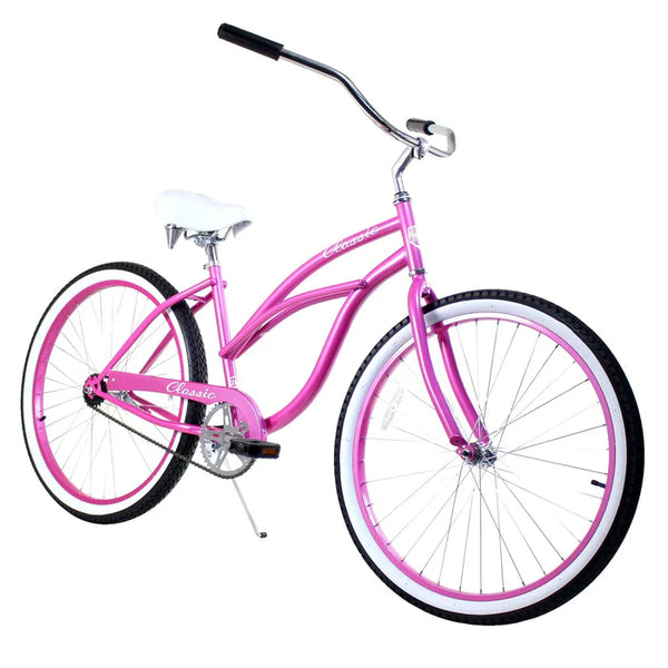 Golden Cycles Ladies' Classic Beach Cruiser - Hot Pink *IN STORE PICK ...