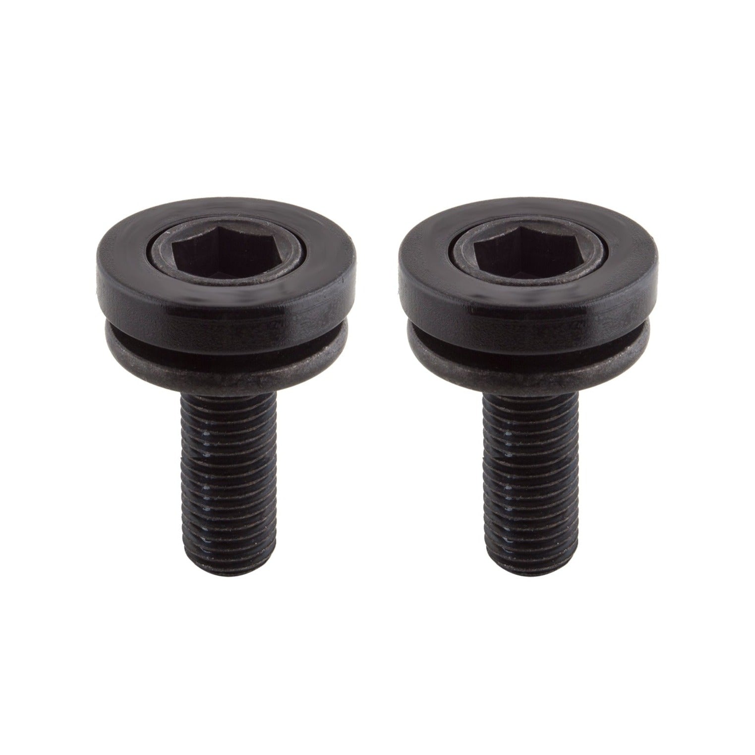 M8x1.0 Crank XX-Long Spindle Bolts - Black - BMXGuru.com / C&W Cycle