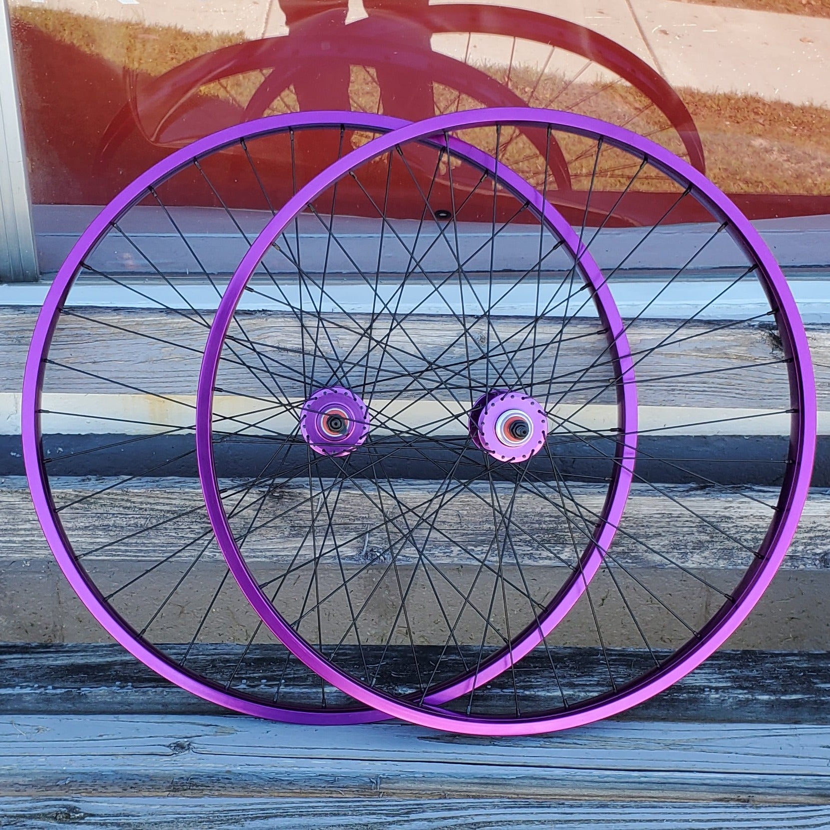 29" SE Racing Purple Rain Big Ripper Wheelset - Pair - 36H - Flip Flop ...