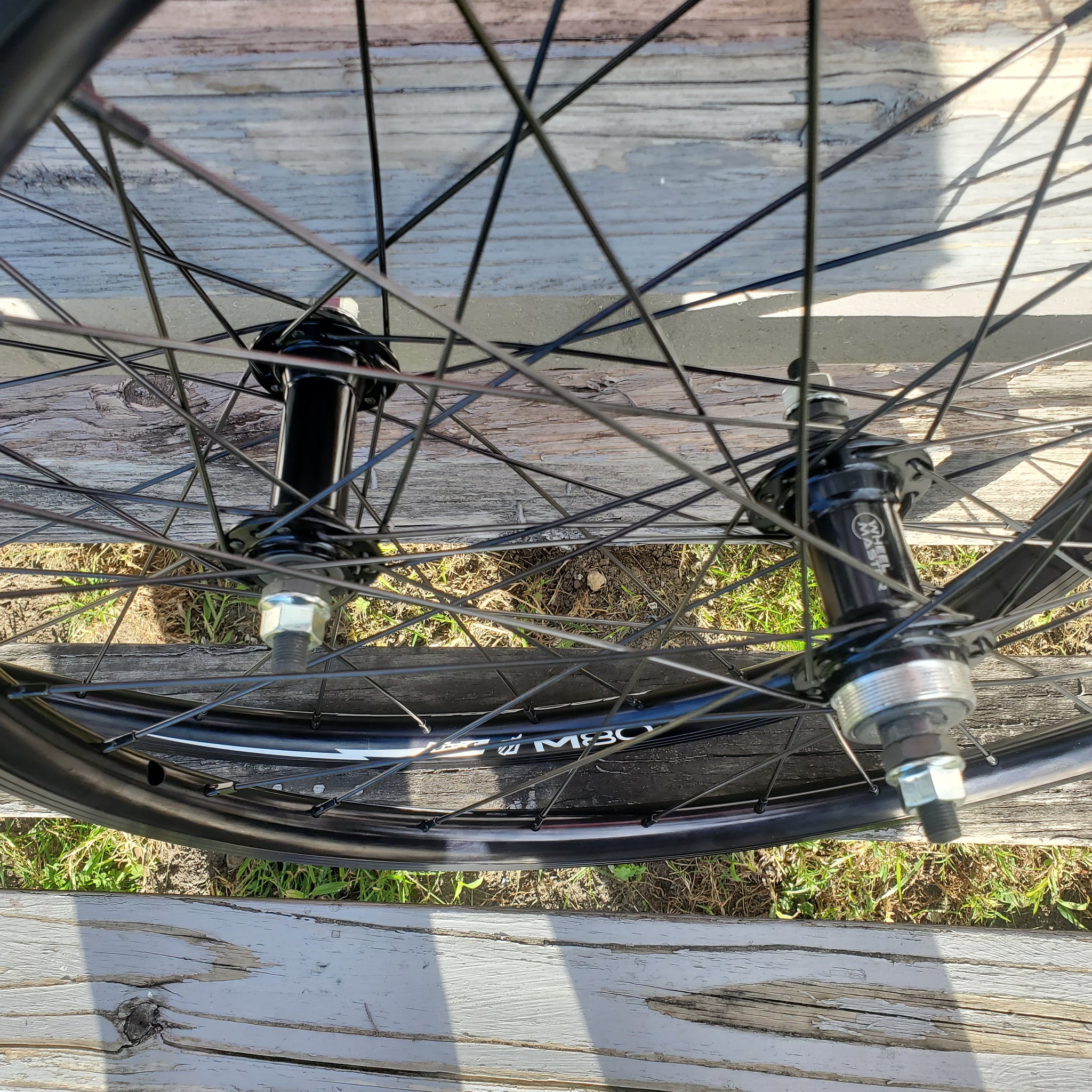 24" TNT M80X Freewheel BMX Wheelset - Pair - Black - BMXGuru.com / C&W ...