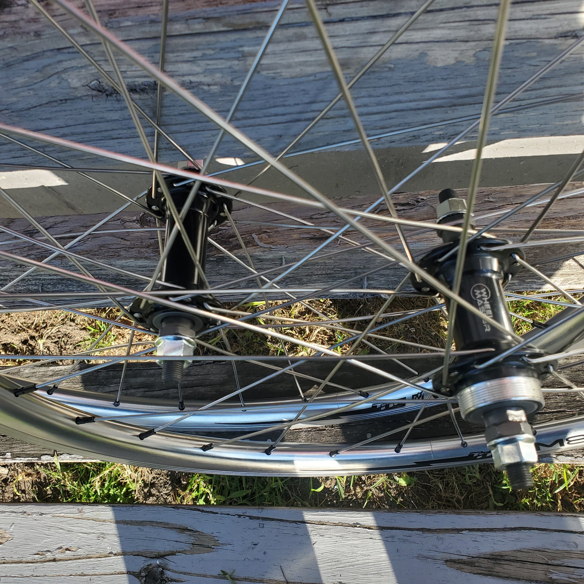 24" TNT M80X Freewheel BMX Wheelset - Pair - Silver - BMXGuru.com / C&W ...