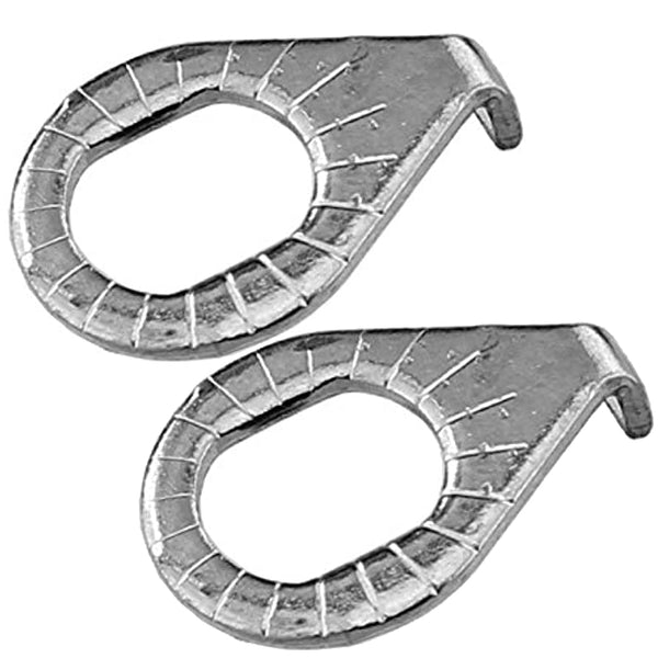 Front Axle Retaining Clip - Pair - Silver - BMXGuru.com / C&W Cycle