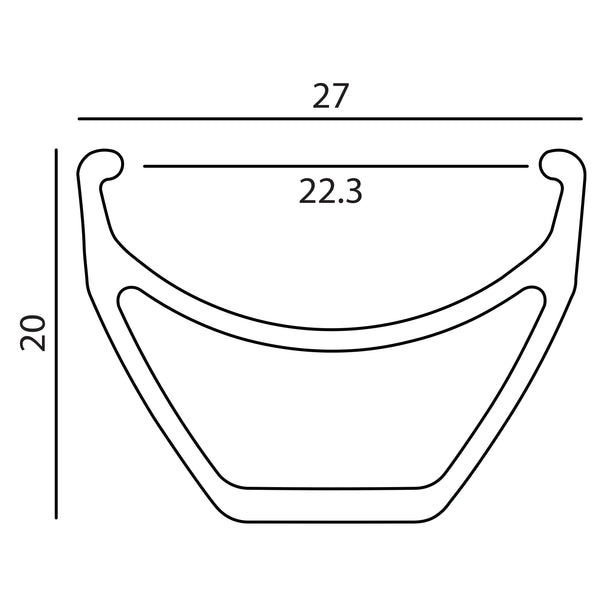 29" (700c) Sun Inferno-27 BMX/ATB/MTB Rim - Disc - 32H - Black ...
