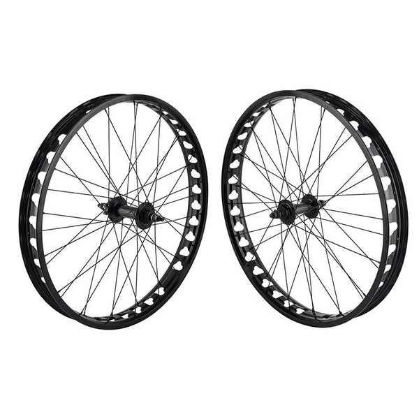26" SE Racing Fat Ripper Wheelset - 36H - Black - fits 2016-18 models ...