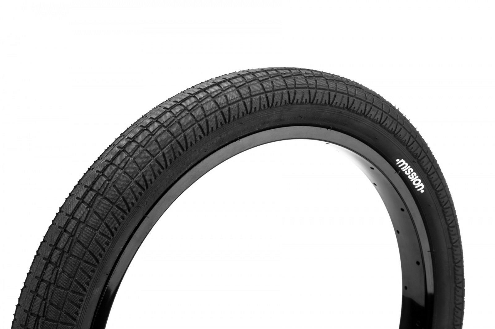 20x2.40 Mission Fleet BMX tire - All Black - BMXGuru.com / C&W Cycle