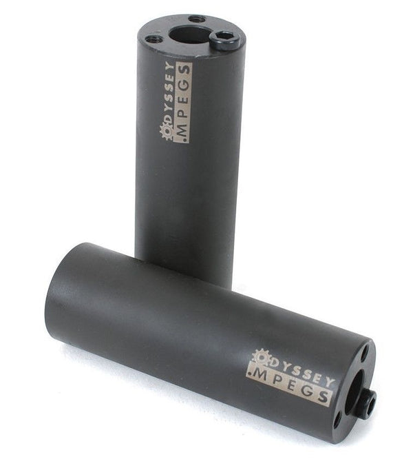 Odyssey M-Peg Axle pegs (pair) - 14mm or 3/8" - Black - BMXGuru.com / C ...