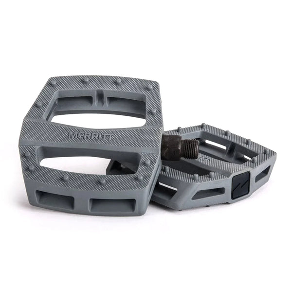 Merritt BMX P1 PC Platform Pedals - 9/16" - Gunmetal - BMXGuru.com / C ...