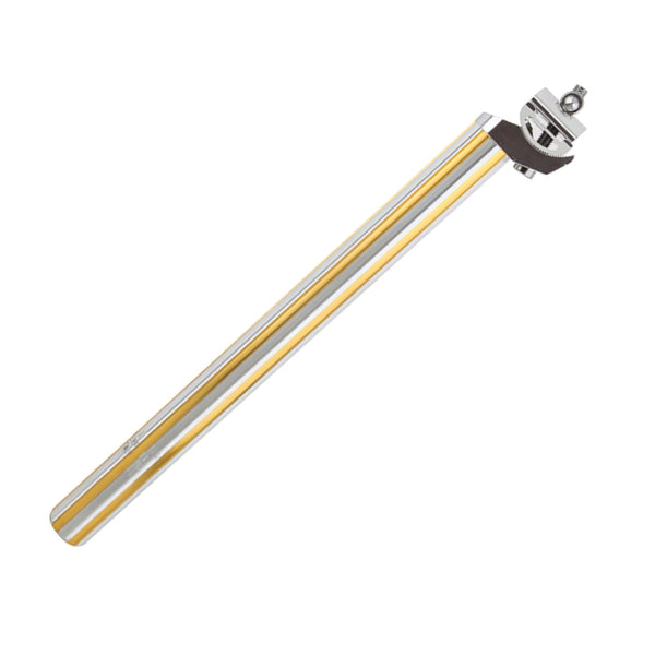27.2mm MCS Fluted Aluminum Micro Adjust Seatpost - Gold/Silver ...
