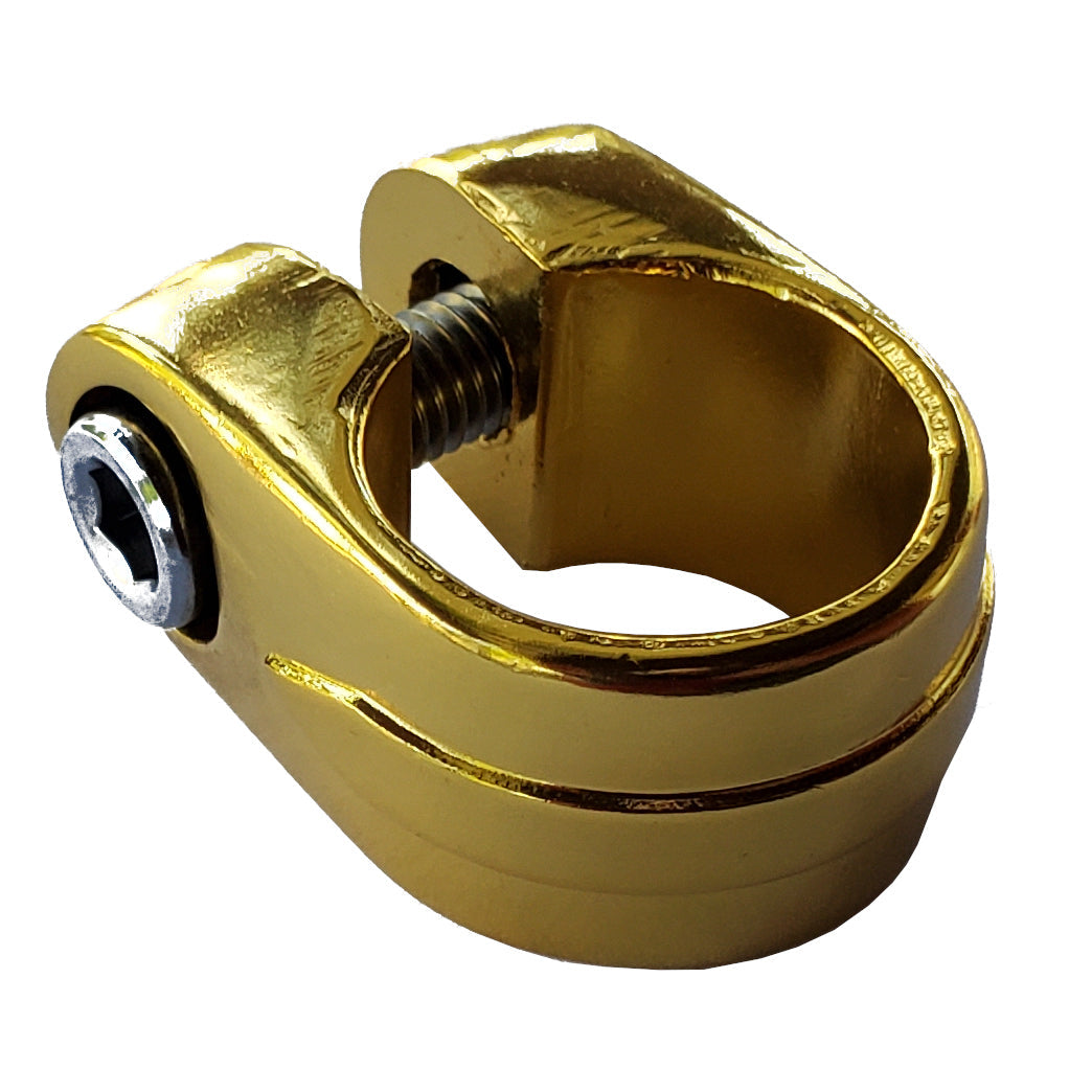 Suntour Style BMX Seat Post Clamp - 25.4mm - 1" - Gold - BMXGuru.com ...