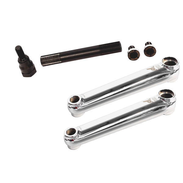 Profile Race 3-Piece BMX Cranks - RHD - 180mm - Chrome - USA Made ...